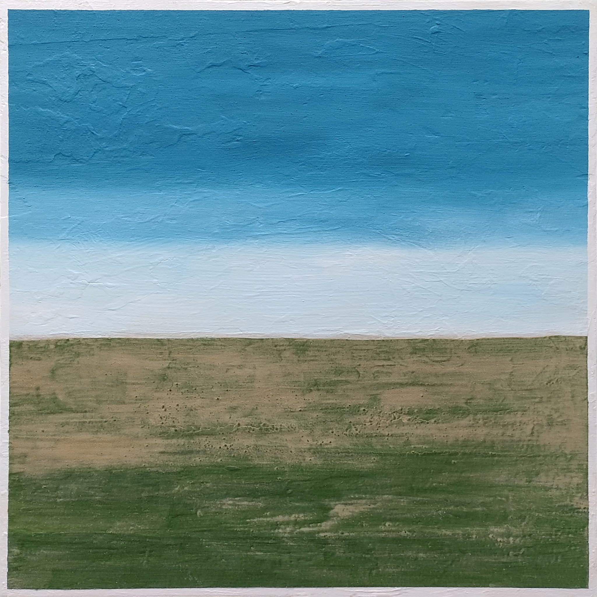 Santo - Blau, blanc, ocre, vert - Artevistas gallery