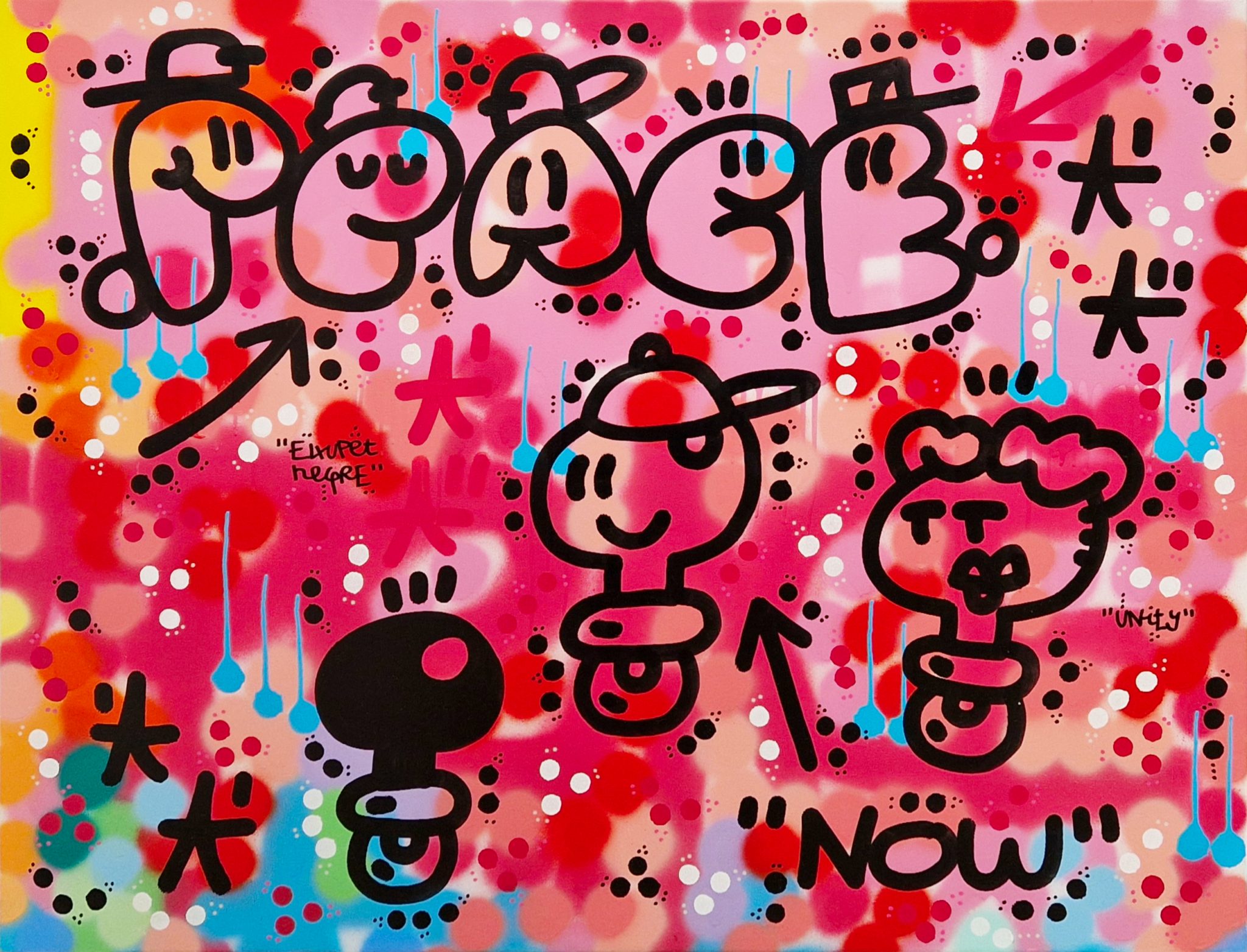 El Xupet Negre - Peace now - Artevistas gallery