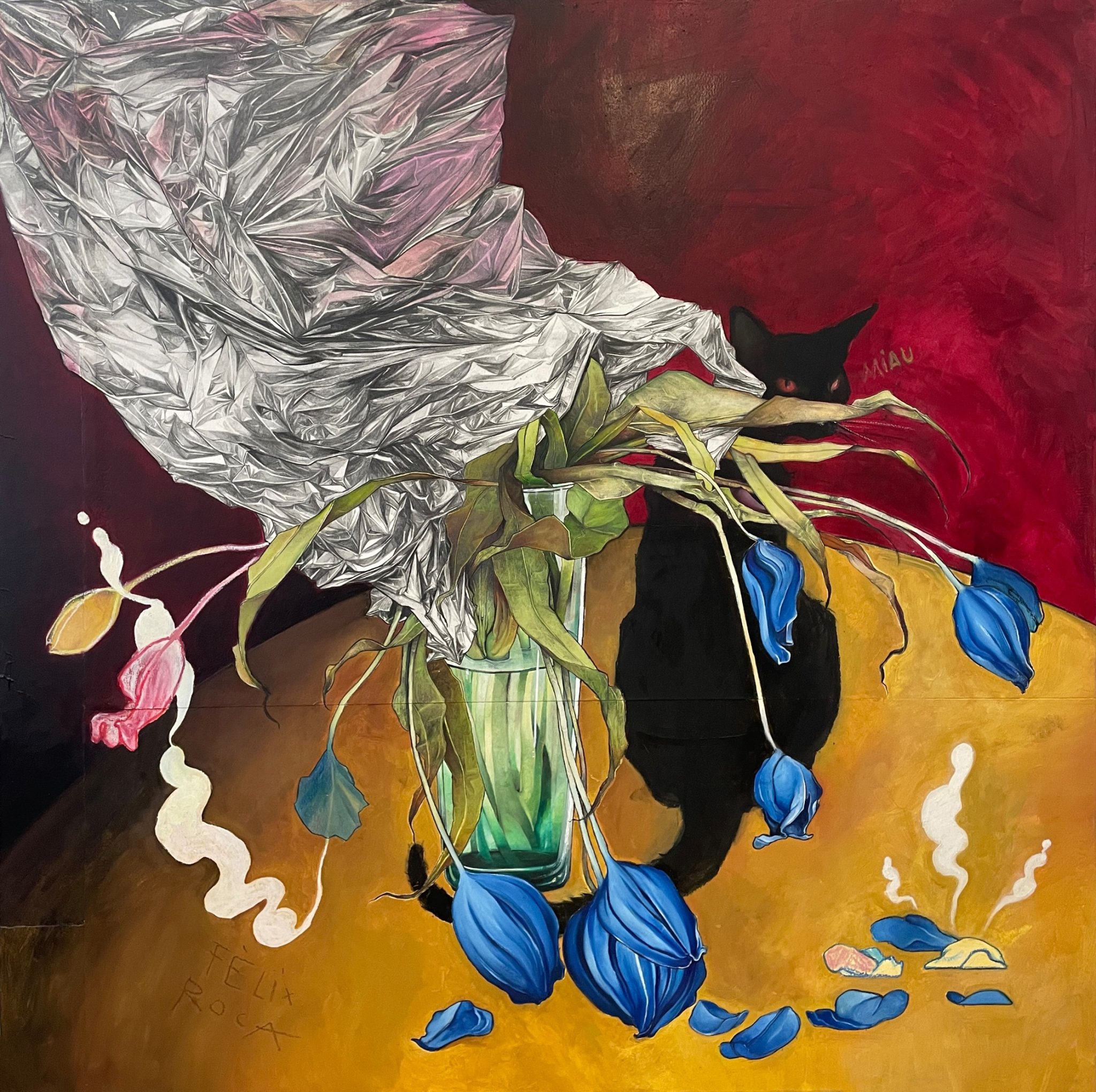 Fèlix Roca - Black cat - Artevistas gallery