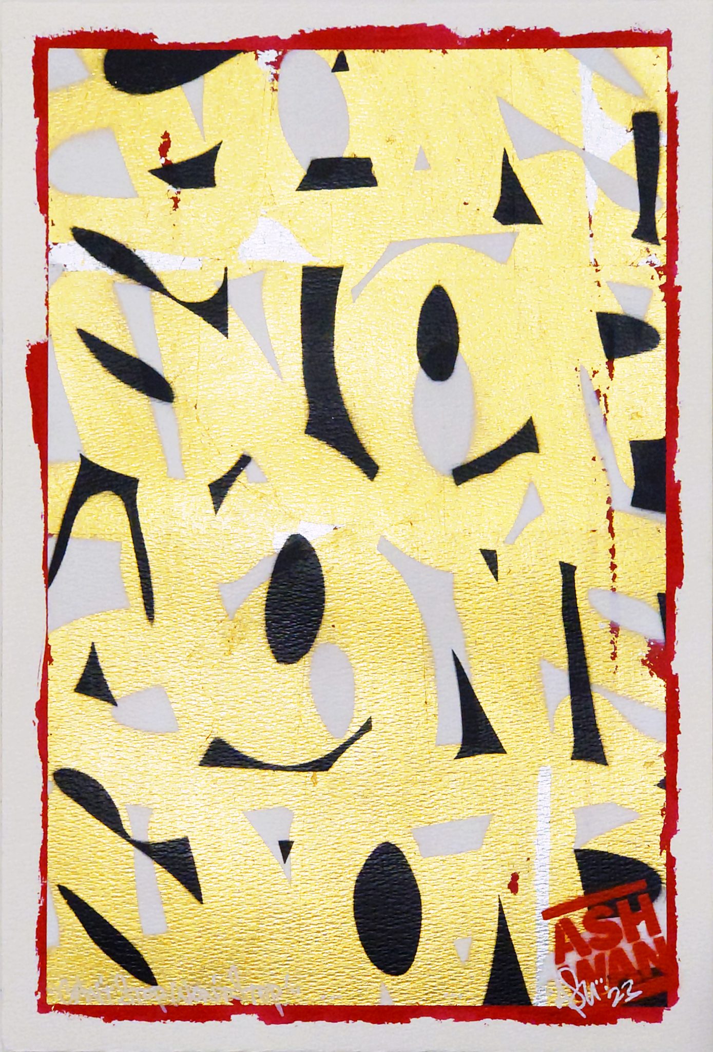 Ashwan - Can't stop, won't stop Gold III - Artevistas gallery